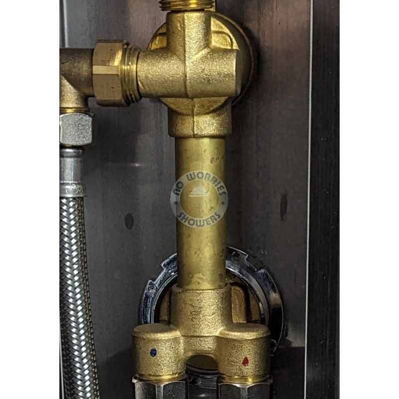 Brass Hot & Cold Mixing Valve & Flow Diverter Valve